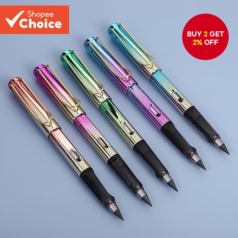11pcs New Style Eternal Pencil Black Technology Can't End Pencil ...