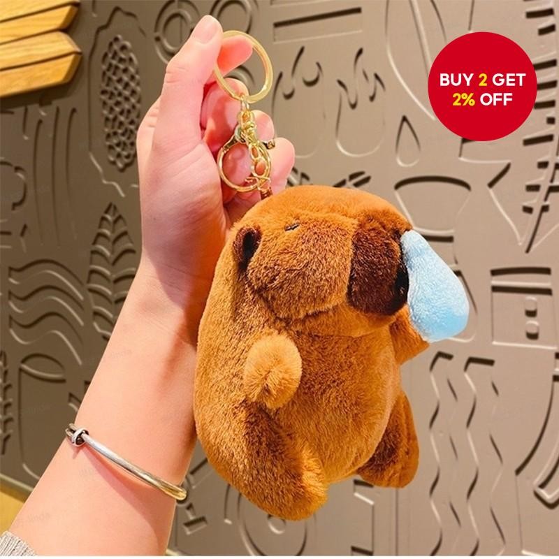 Lovely Keychain Capybaras Keychain Toy Capybaras Keyring Cartoon Purse ...
