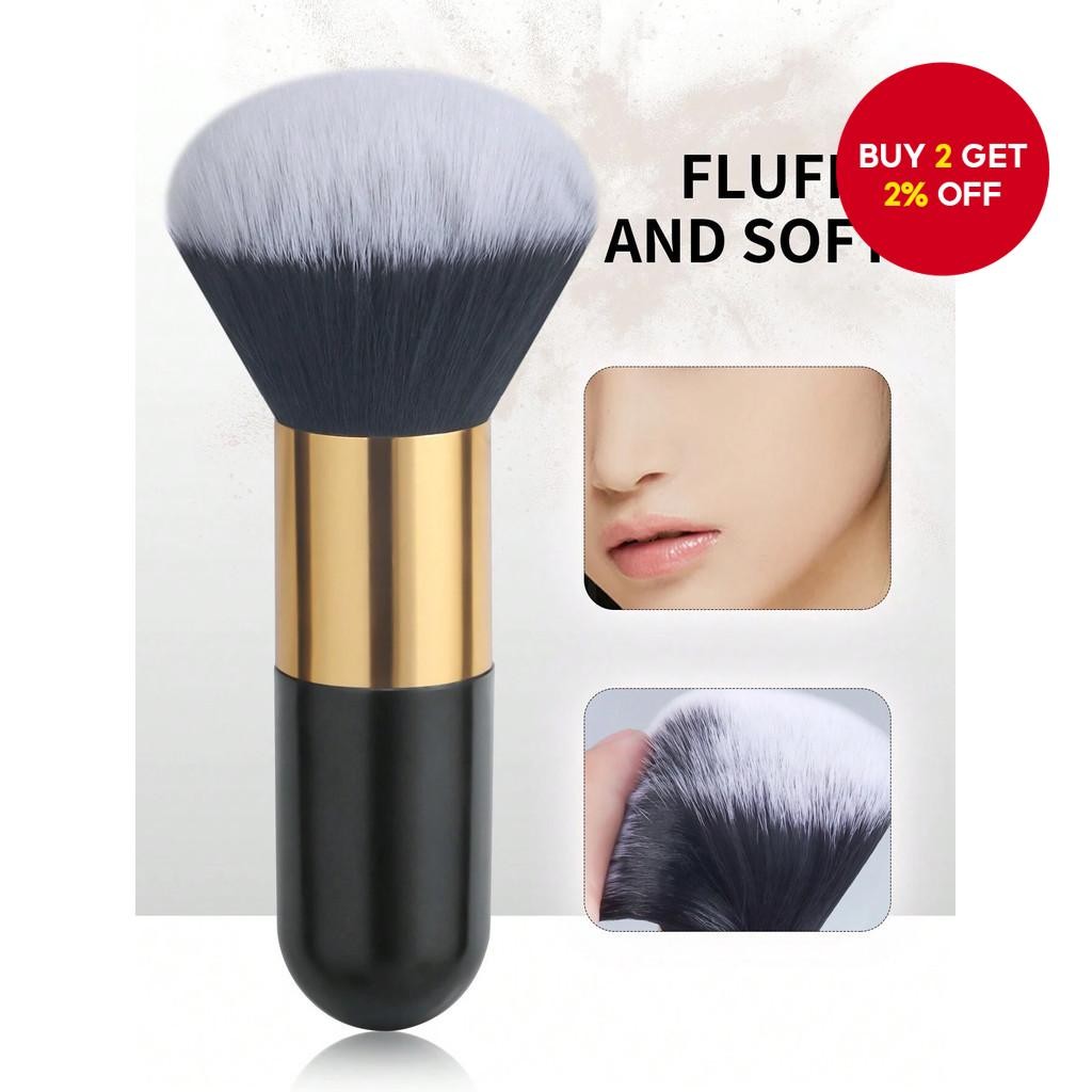 Large Black Loose Powder Contour Blush Brush – Face Makeup Beauty Tool ...