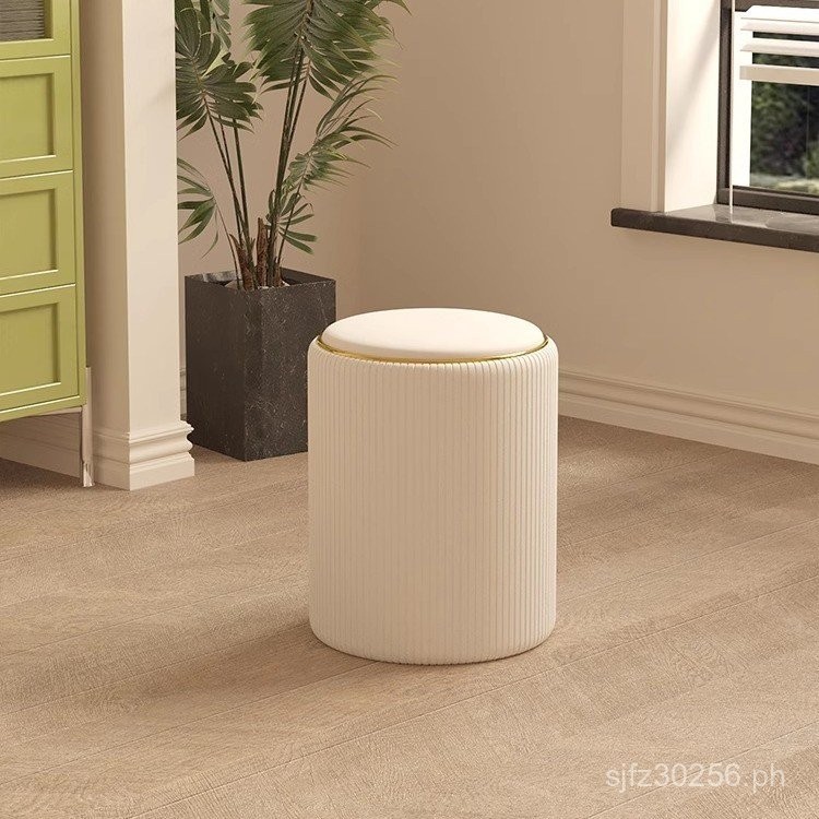 Light Luxury Chair Home Nail#Living Room Makeup Stool Storage Stool ...