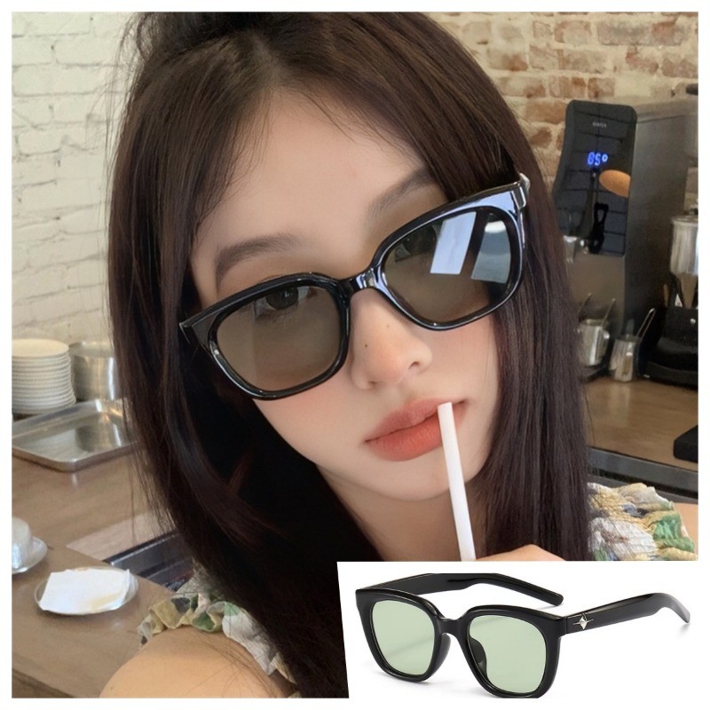 New Metal Sunglasses Women Internet Celebrity Sunglasses Star Legs ...