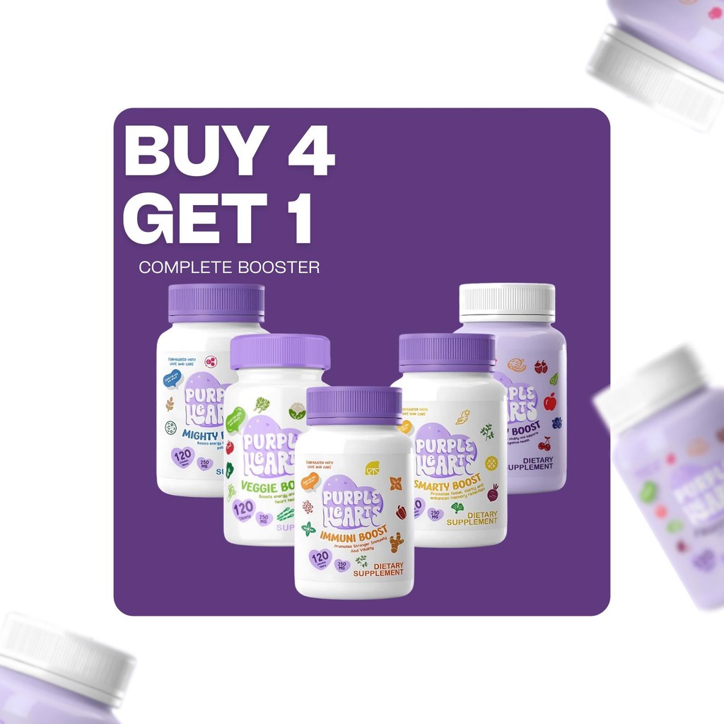 PURPLE HEARTS - Buy 4 Get 1 Healthcare Collagen Lutein Antioxidant ...