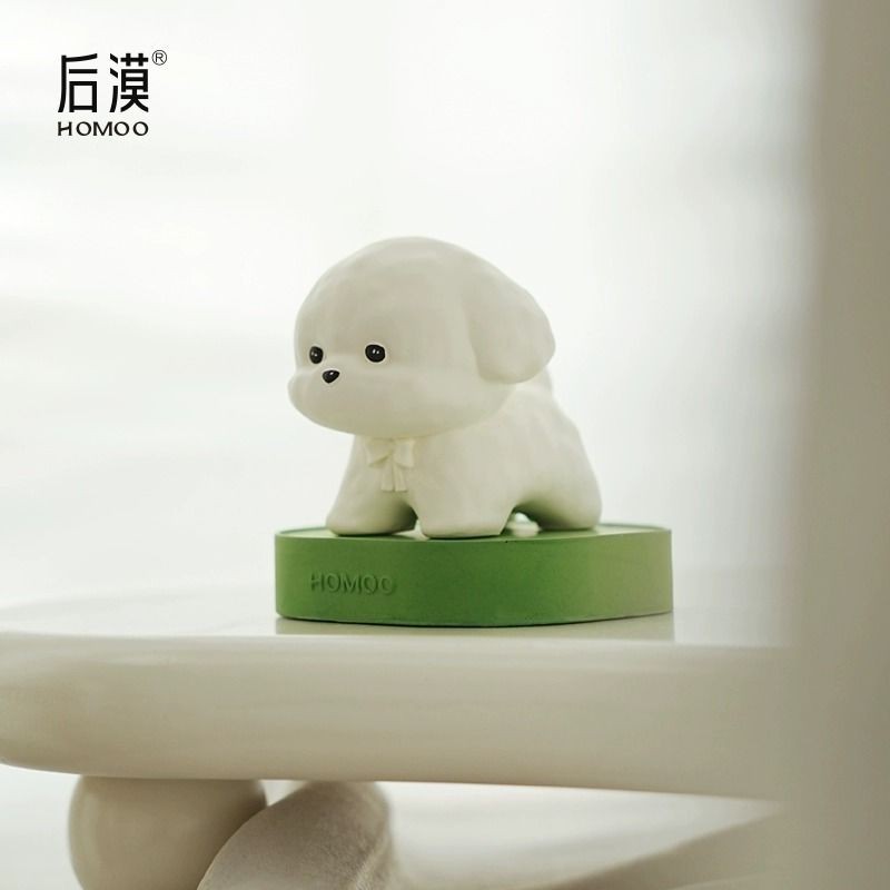 Homoo Car Diffuser Fragrance Stone Decoration Cute Lively Little Milk ...