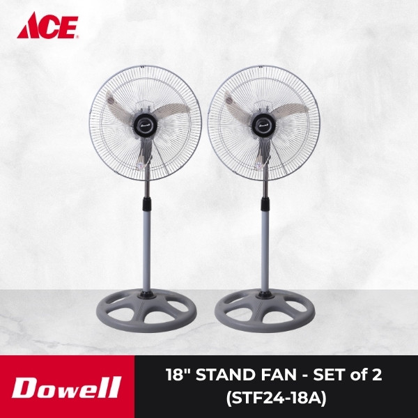 DOWELL 18" Stand Fan - Set of 2 (STF24-18A) | Shopee Philippines