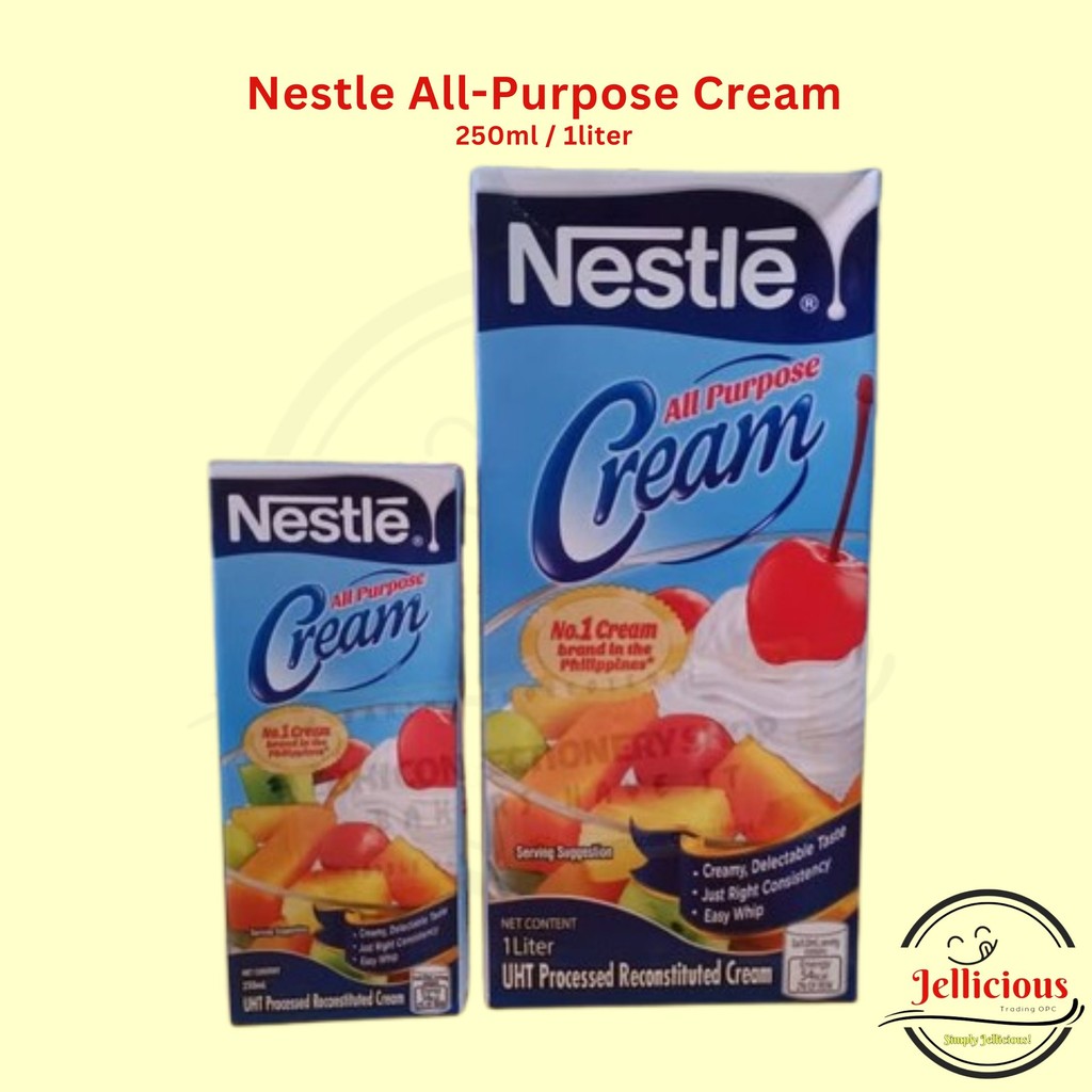 Nestle All-Purpose Cream 250ml / 1liter | Shopee Philippines