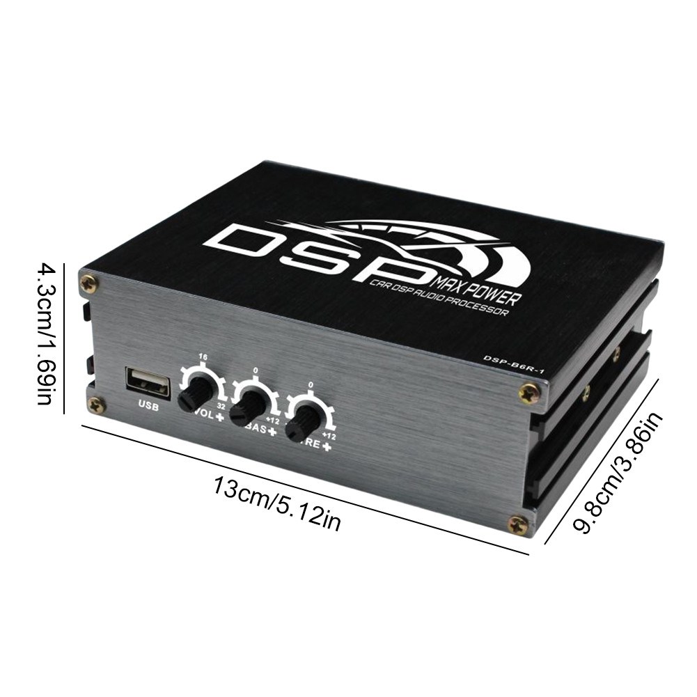 4x50W Car DSP Digital Audio Processor DSP Car Power Amplifier Audio ...