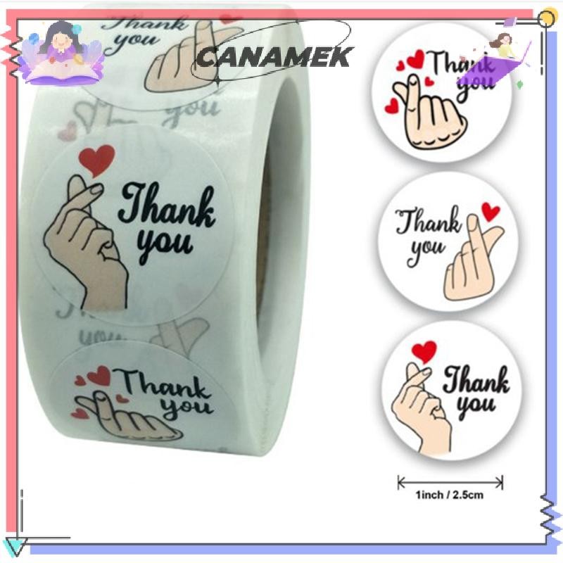 WMPH 500Pcs/roll Thank You Sticker for seal labels sticker Stationery ...