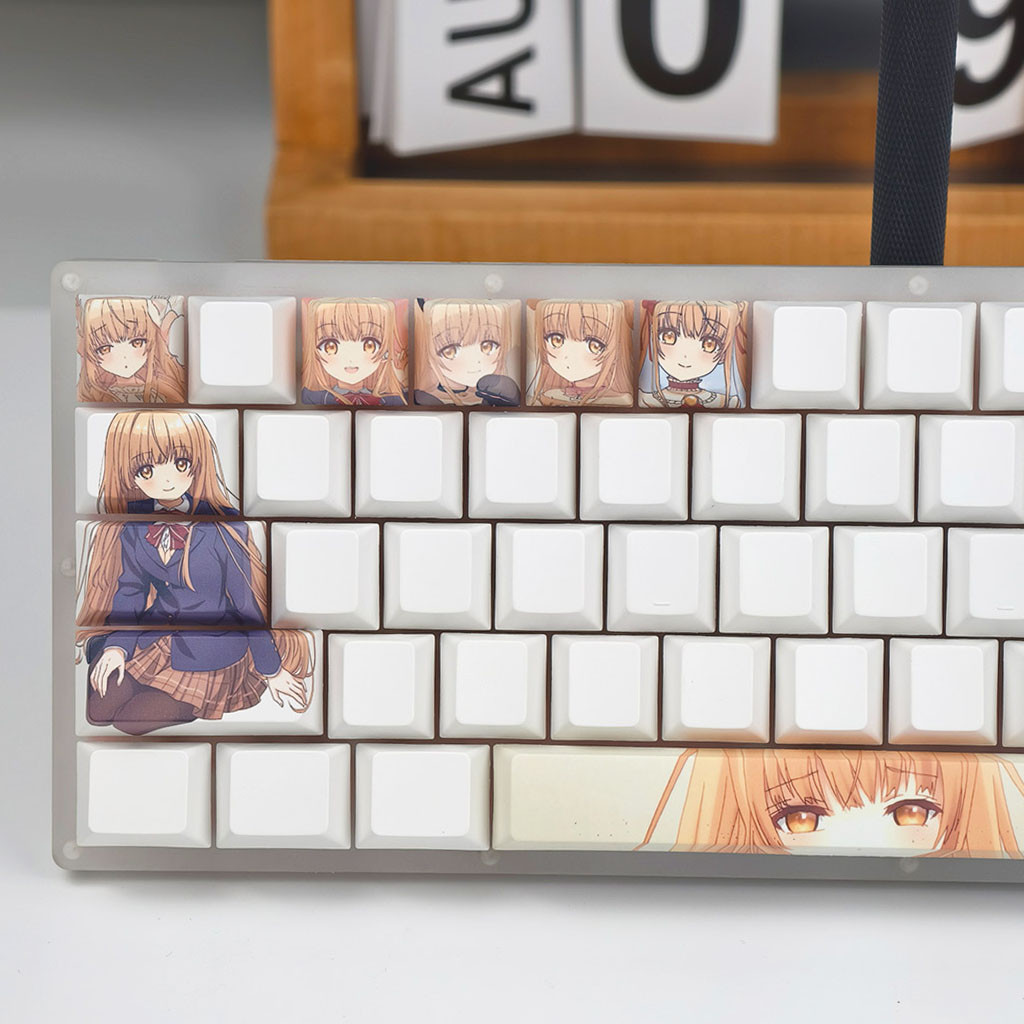 Shiina Mahiru Keycaps 12pcs Cherry Profile PBT Dye Sublimation ...