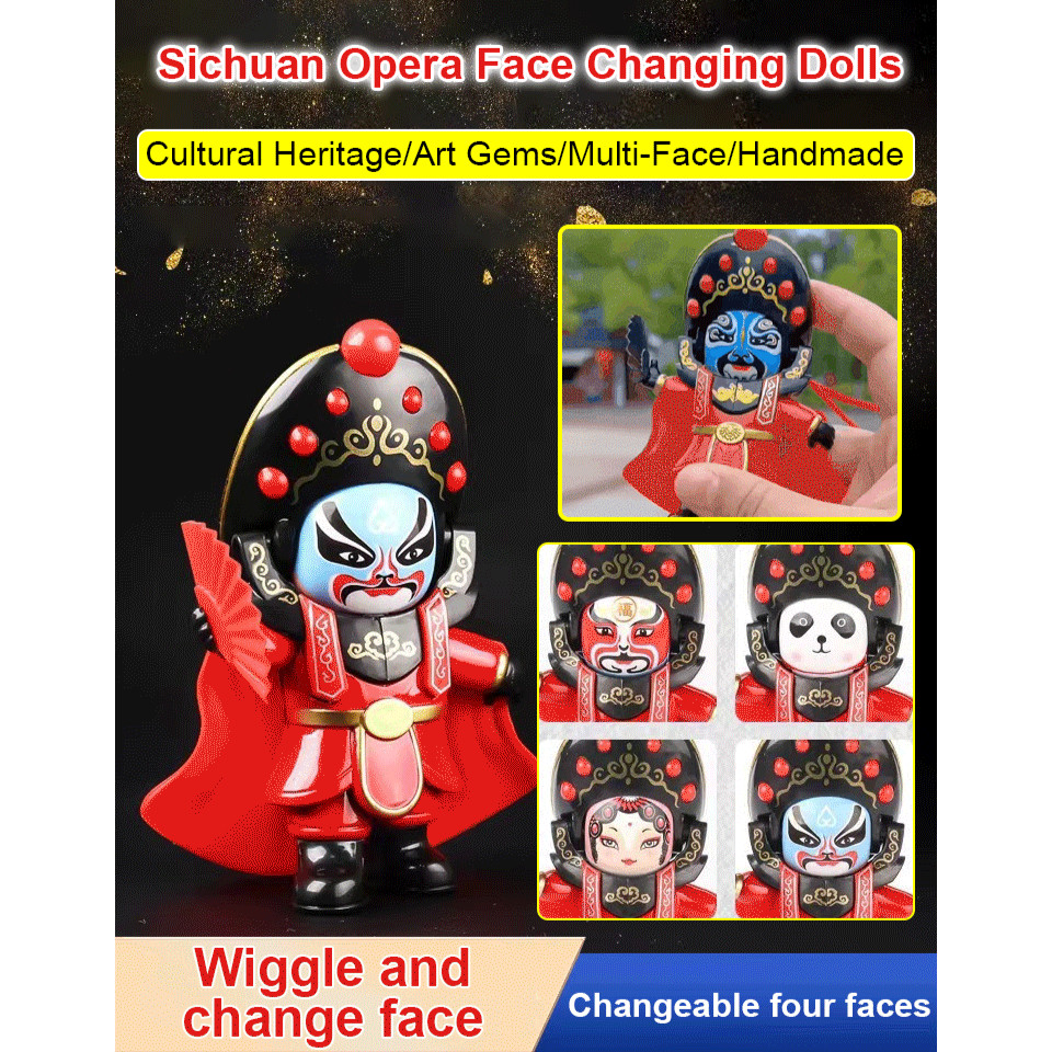 Culture Country Trendy Sichuan Opera Face-Changing Toys Peking Opera ...