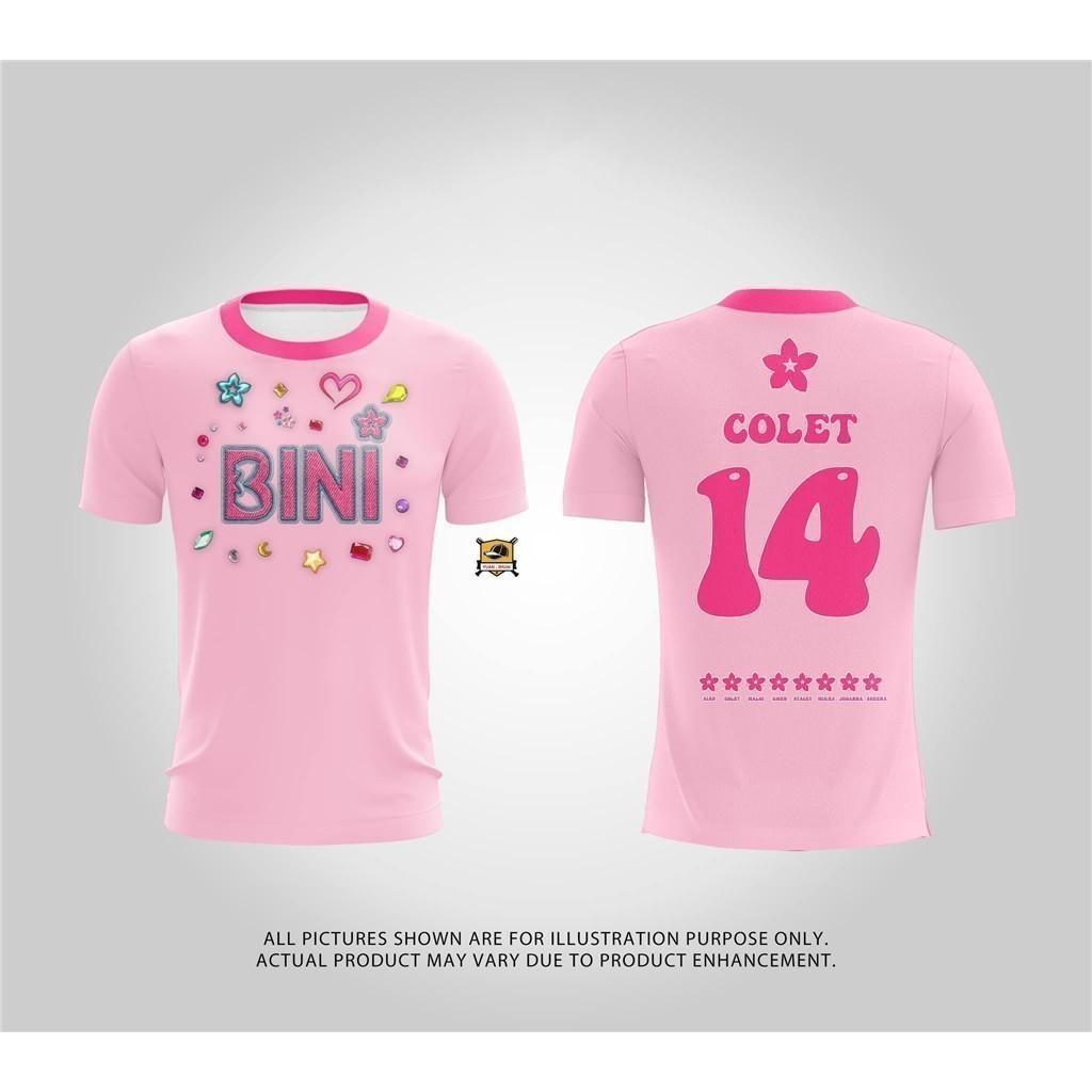 2024 BINI INSPIRED JERSEY FULL SUBLIMATION FREE CUSTOMIZE HIGH QUALITY ...