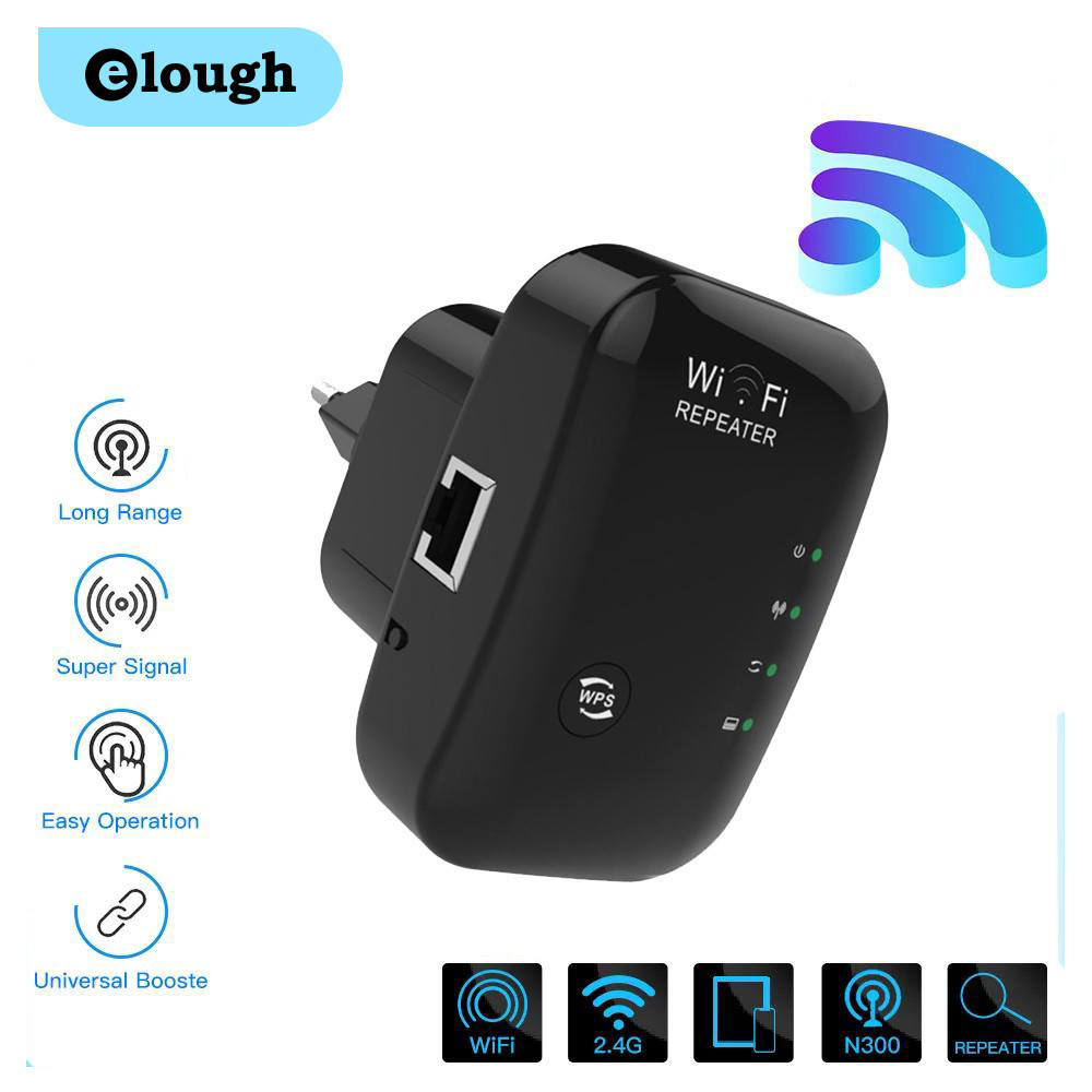 Elough 300Mbps Wireless WiFi Repeater EU Plug 802.11N Network WPS ... Elough 300Mbps Wireless WiFi Repeater EU Plug 802.11N Network WPS ...