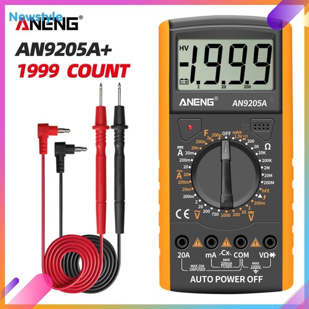 Digital Multimeter Capacitance Current Tester Voltmeter Ammeter Multi ...