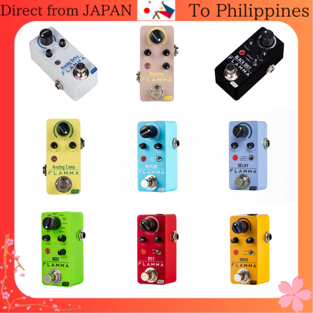 FLAMMA FC02 Mini Reverb Pedal Digital Guitar Pedal 3 Reverb Effect ...