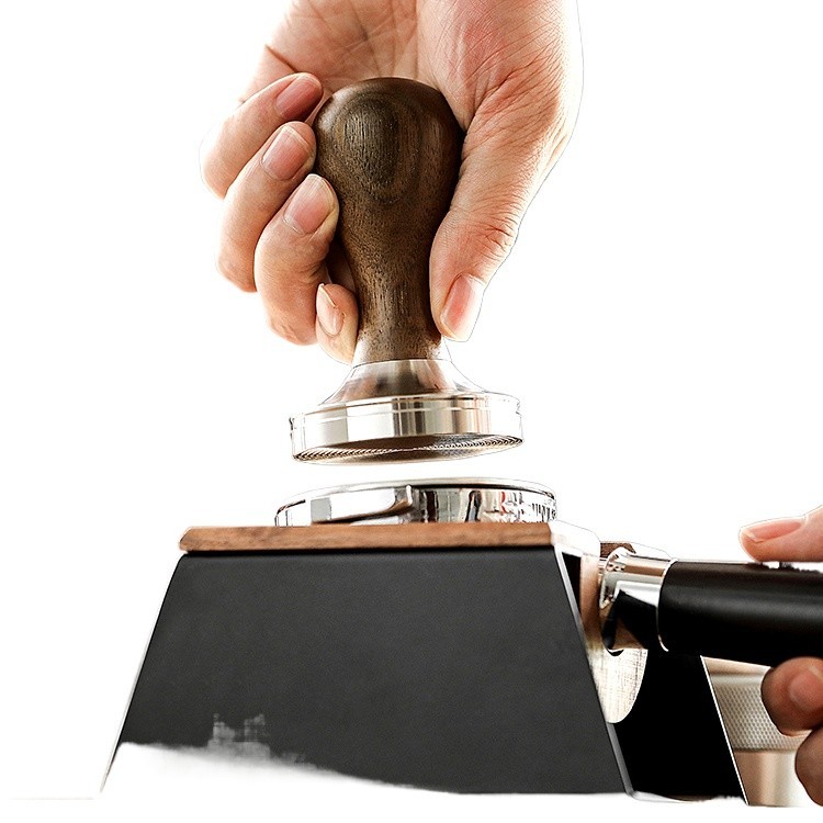 Bomber espresso coffee machine stainless steel powder hammer solid wood ...