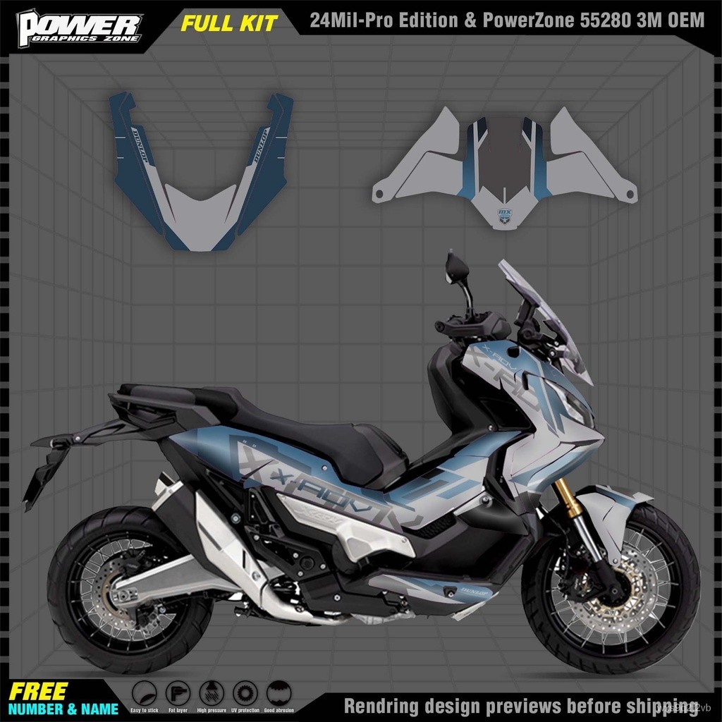 RQPowerZone Custom Team Graphics Decals 3M Stickers Kit For HONDA X-ADV ...
