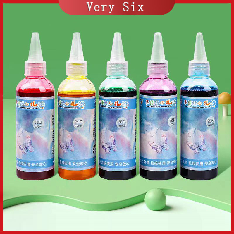 5 Colors Tie Dye Ink Tool Textile Tie Dye Fabric Dye Kit ...