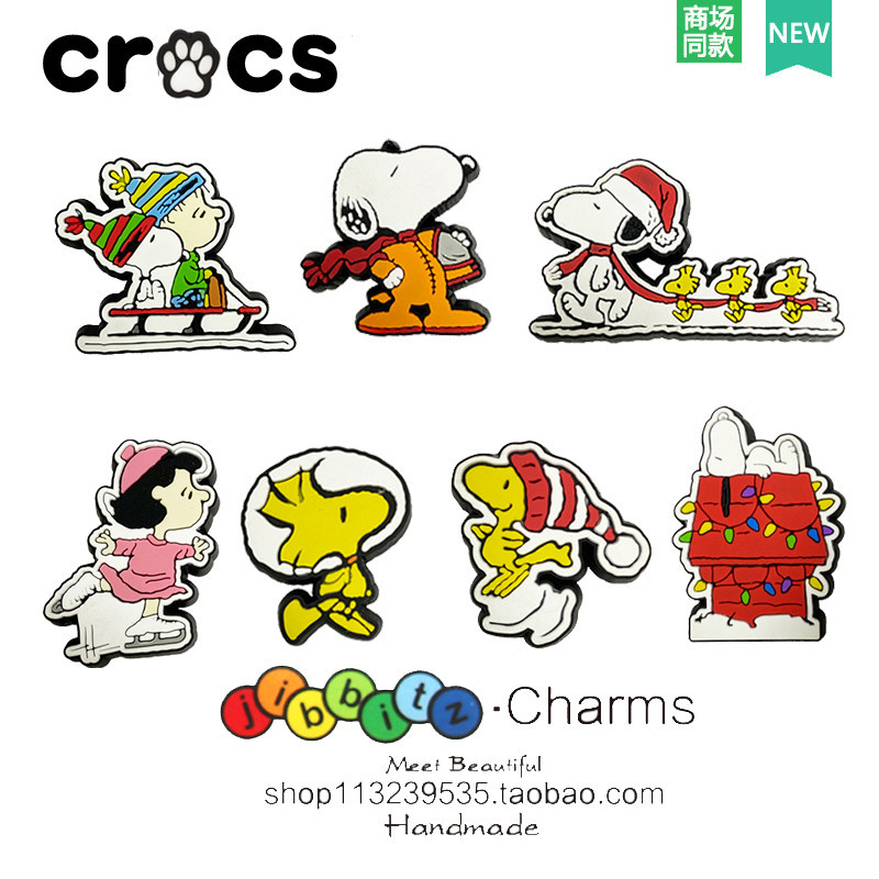 Snoopy cute jibbitz for crocs crocs clog jibbitz Shoe Buckle Shoe ...