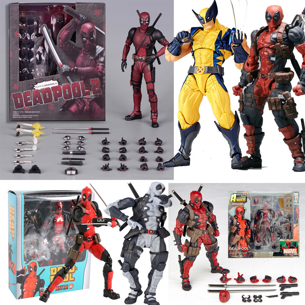 Shf Deadpool Wolverine Action Figure Deadpool Yamaguchi Model | Shopee ...