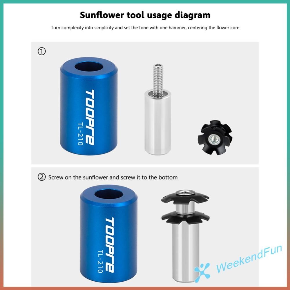 WE★ 5# Road Bike Fork Headset Installer Star Nut Setting Installing ...