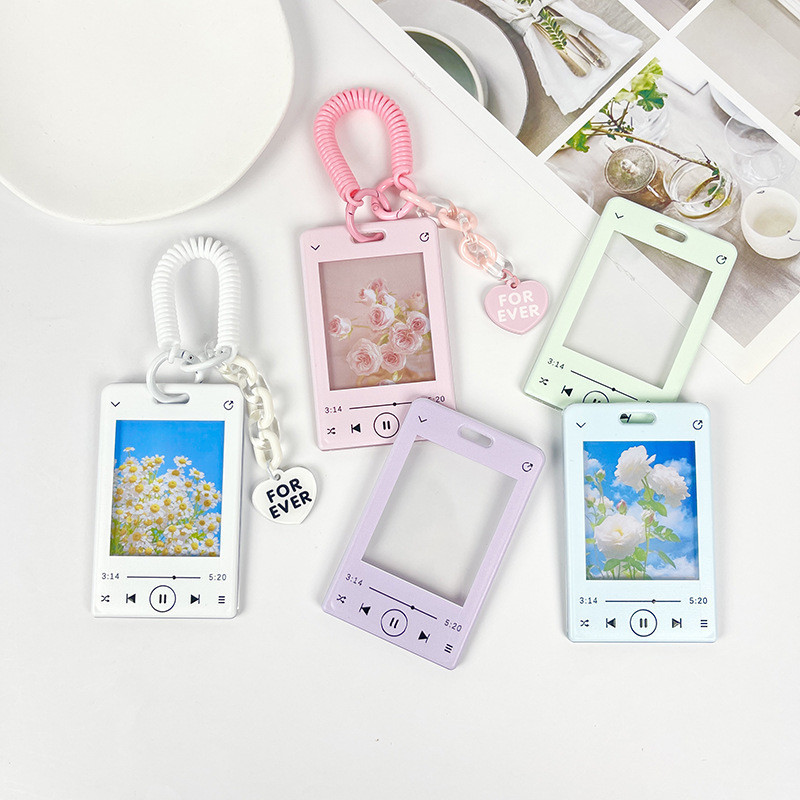 Ins Style Exquisite Student Card Holder Lanyard Bus ID Card Case Staff ...