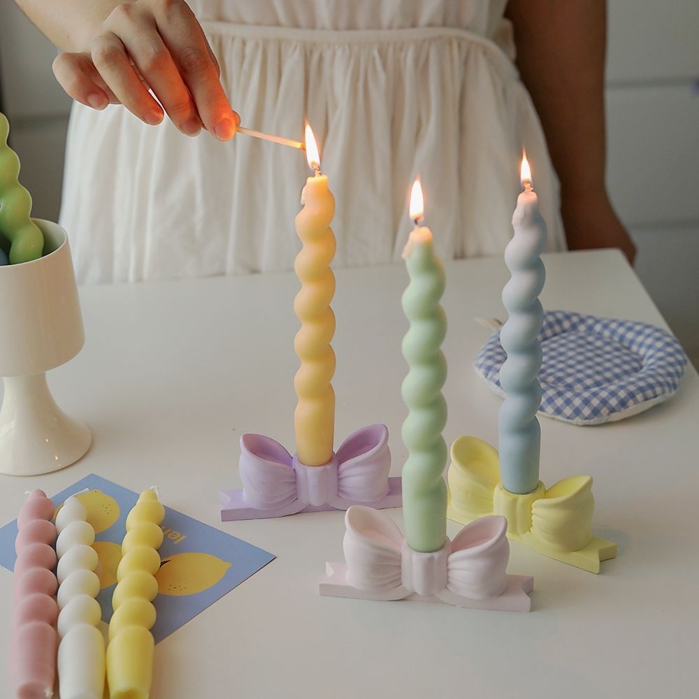 Long Rod Spiral Pattern Scented candle candle Fragrance Souvenir Gift ...