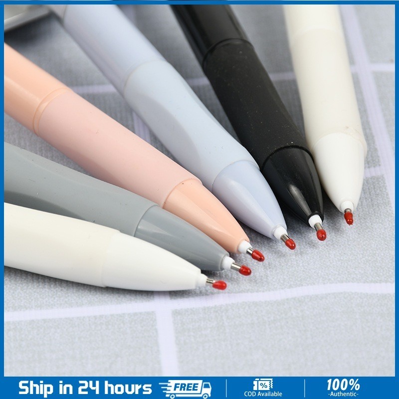 1PCS Gel Pen 0.5mm ST Tip Pen Black refill Retractable Signature Pen ...