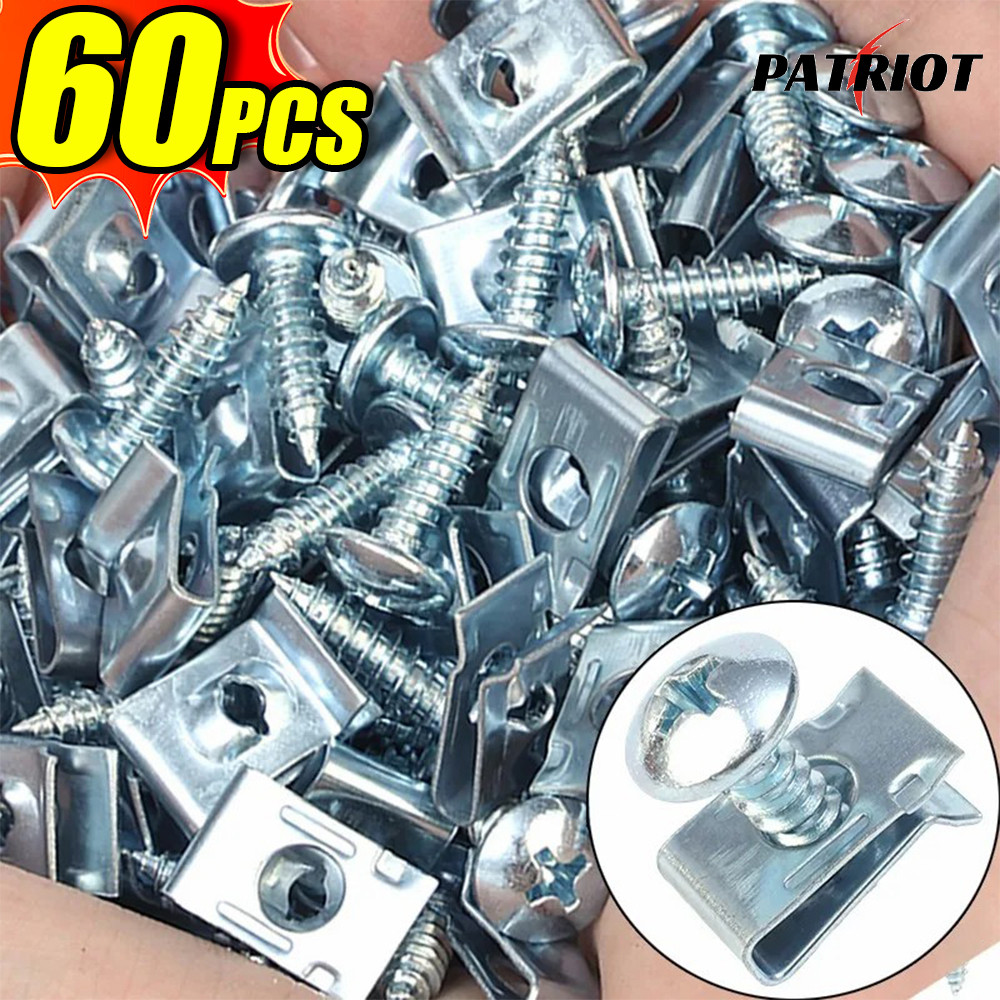 10-30 Sets Car Body Bolts and U-Nut Clips - Trim Panel Fastener Board ...