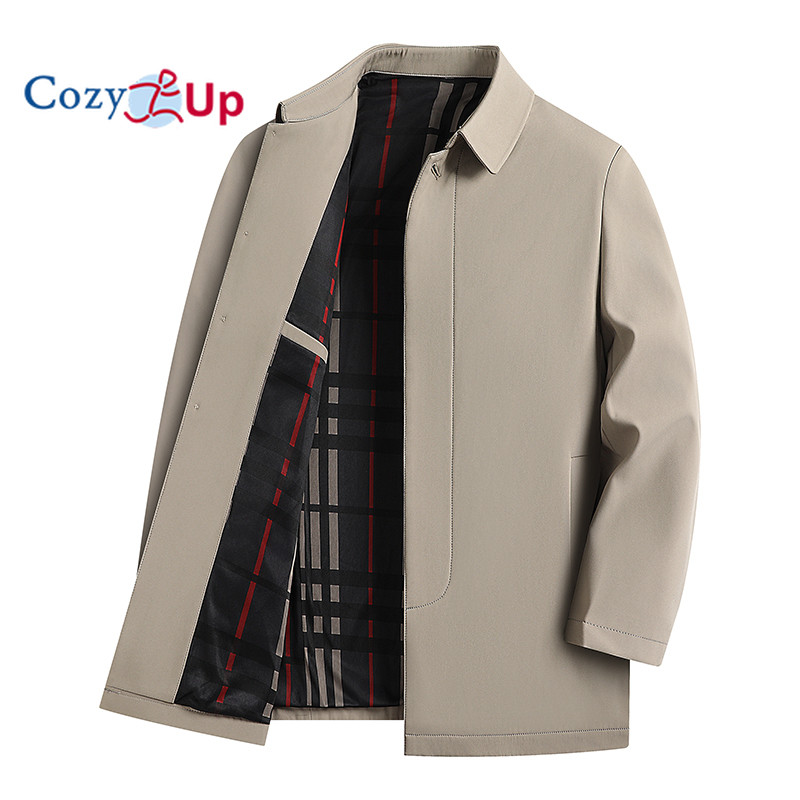 Men's Lightweight Jacket Soft Fabric Windproof Jacket Stylish Office ...