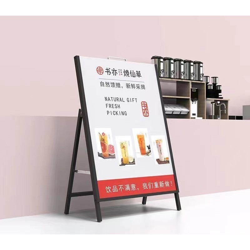 COD 】A Type Foldable Stand Signage / Floor Sign Board Menu Printing ...