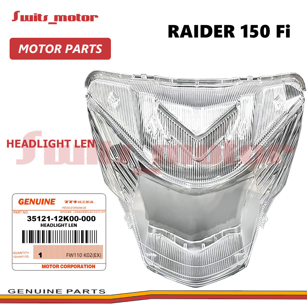 RAIDER 150 Fi HEADLIGHT LENS STANLEY | Shopee Philippines