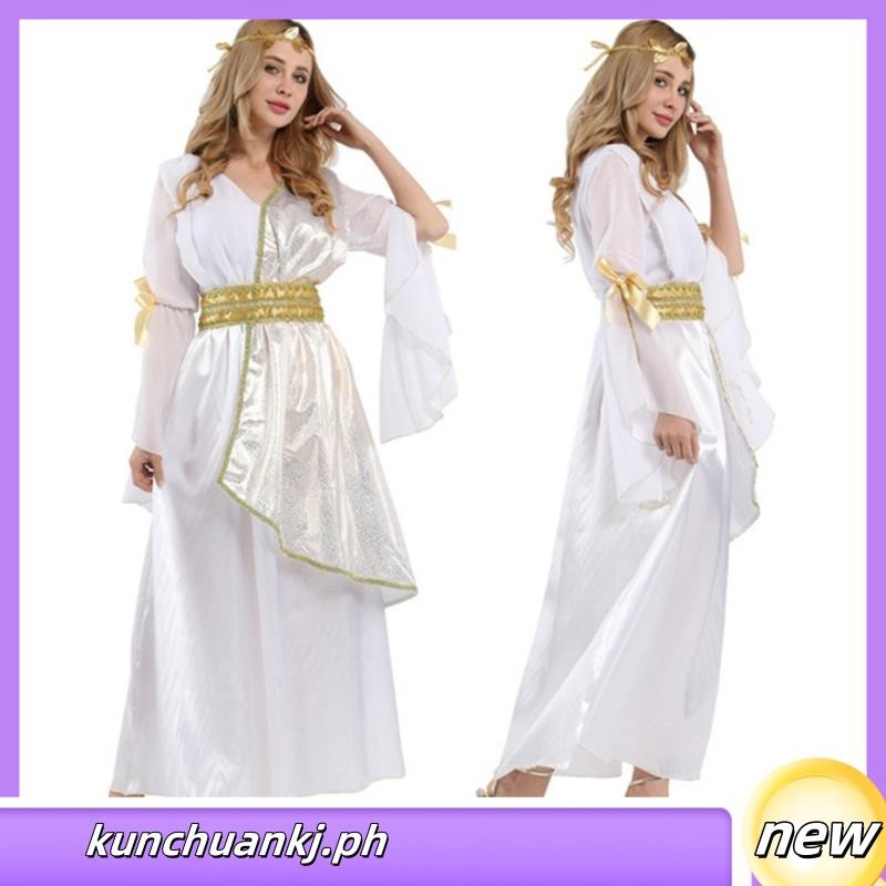 Greece Princess Costume Dress Athena Goddess Cosplay clothing Adult ...