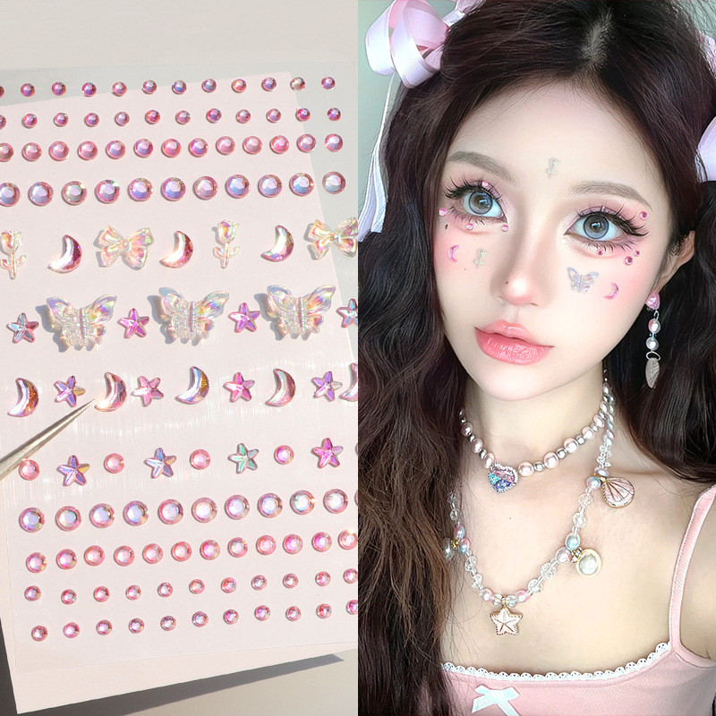 New3dChildren's Makeup Stickers Performance Three-Dimensional Butterfly ...