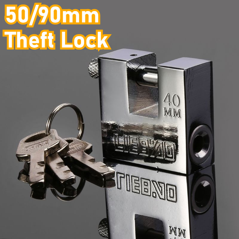 50/90MM Heavy Duty Padlock Alloy Multifunctional Anti-Theft Antirust ...