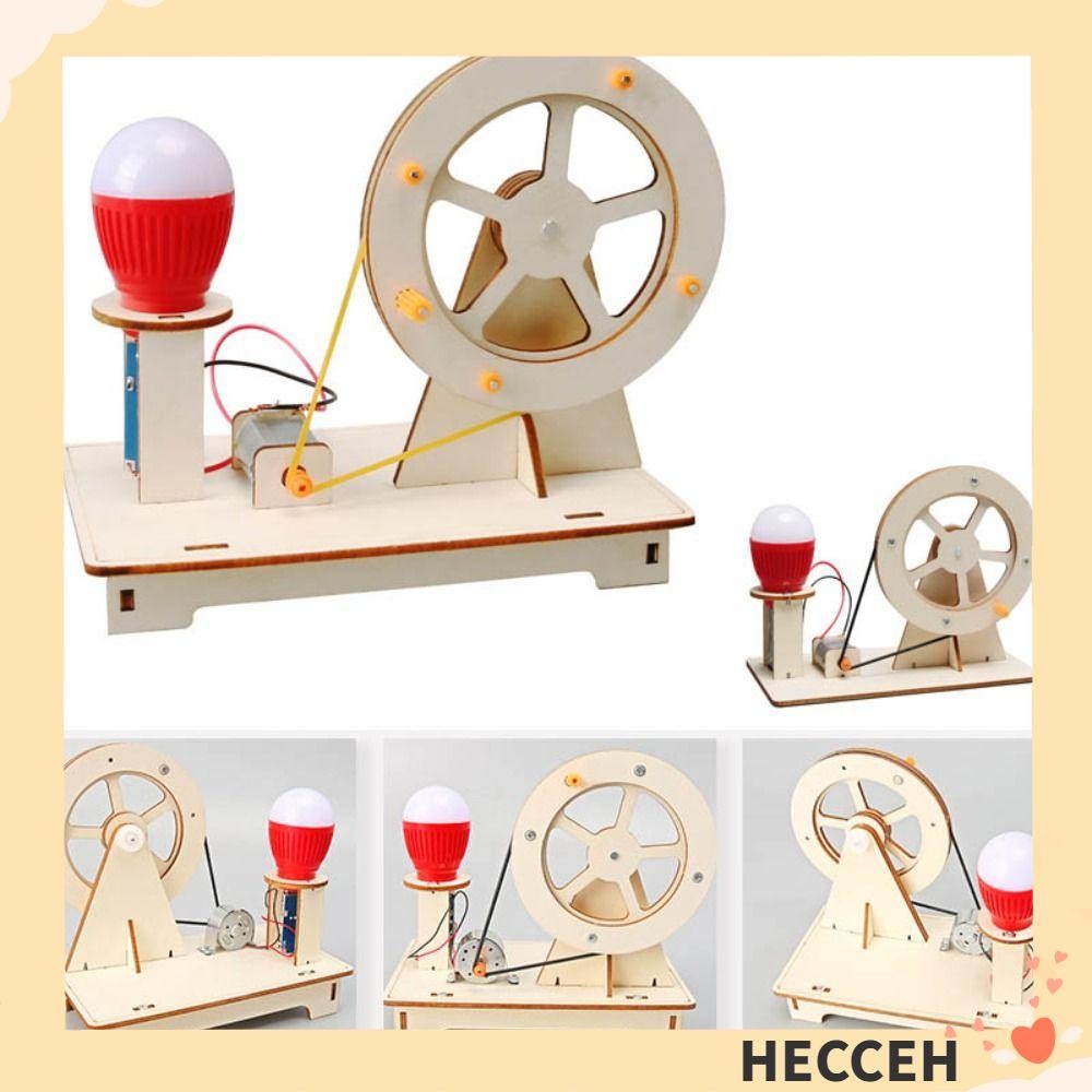 HECCEH 1 Set Science Toys, Physics DIY Mini Wooden Model, Gift Wind ...