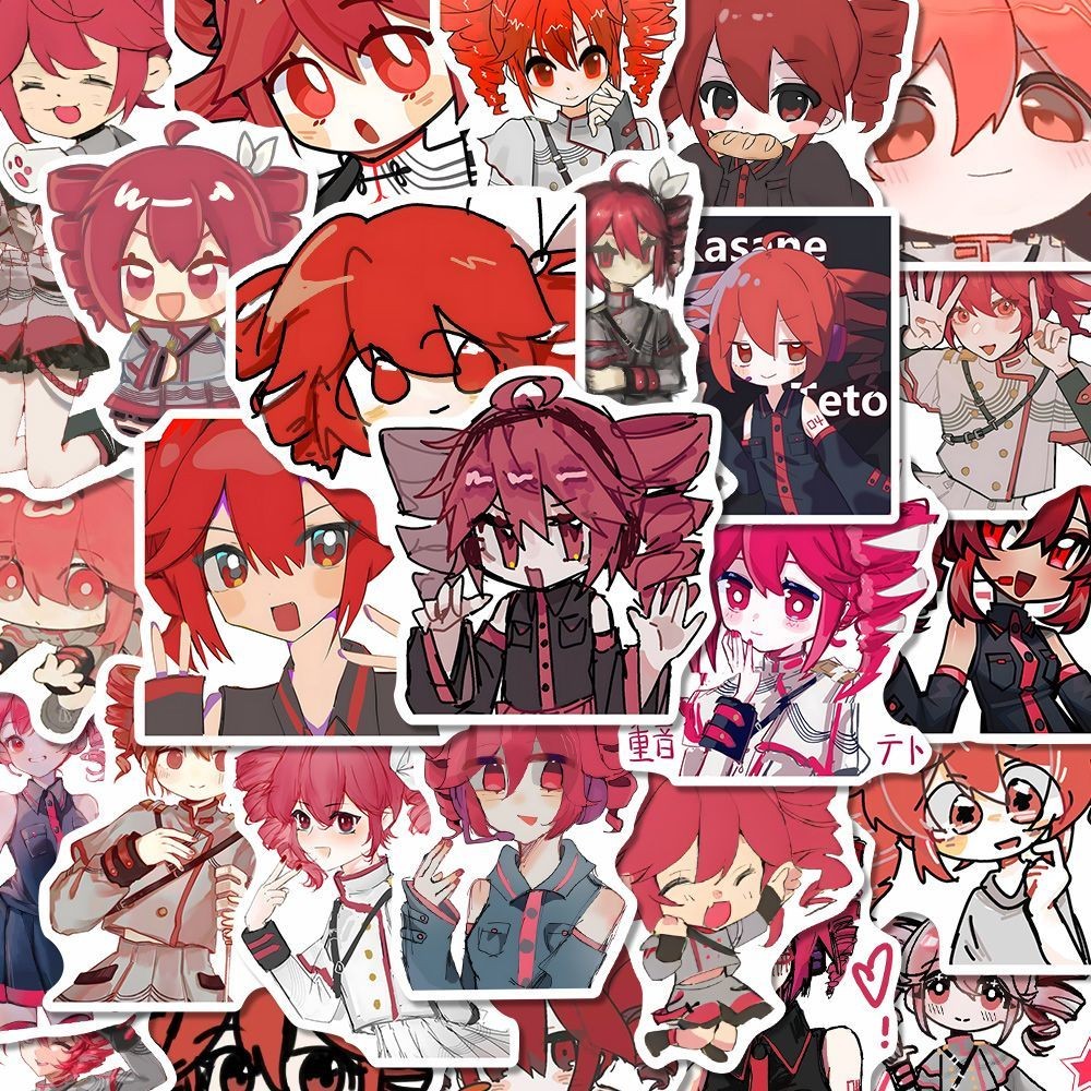 128 sheets!! Cartoon kasane teto sticker VOCALOID singer sticker ...