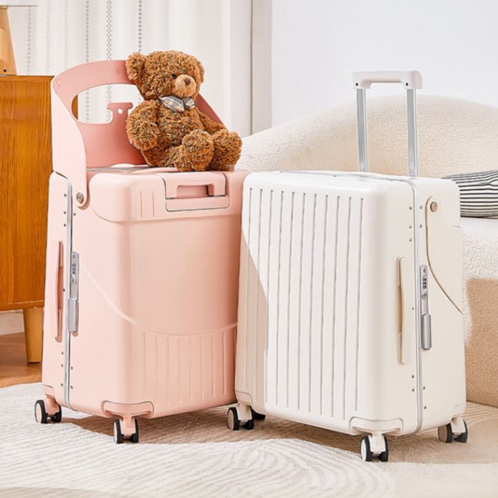 Baby Suitcase Large Capacity Children Can Mount Suitcase Trolley Case ...