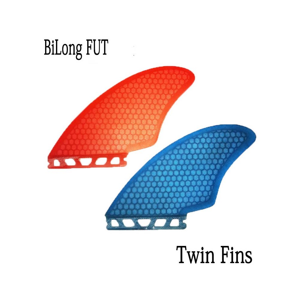 BiLong FUT Head Surfboard Tail Fin Glass Fiber Fish Board Double Large ...