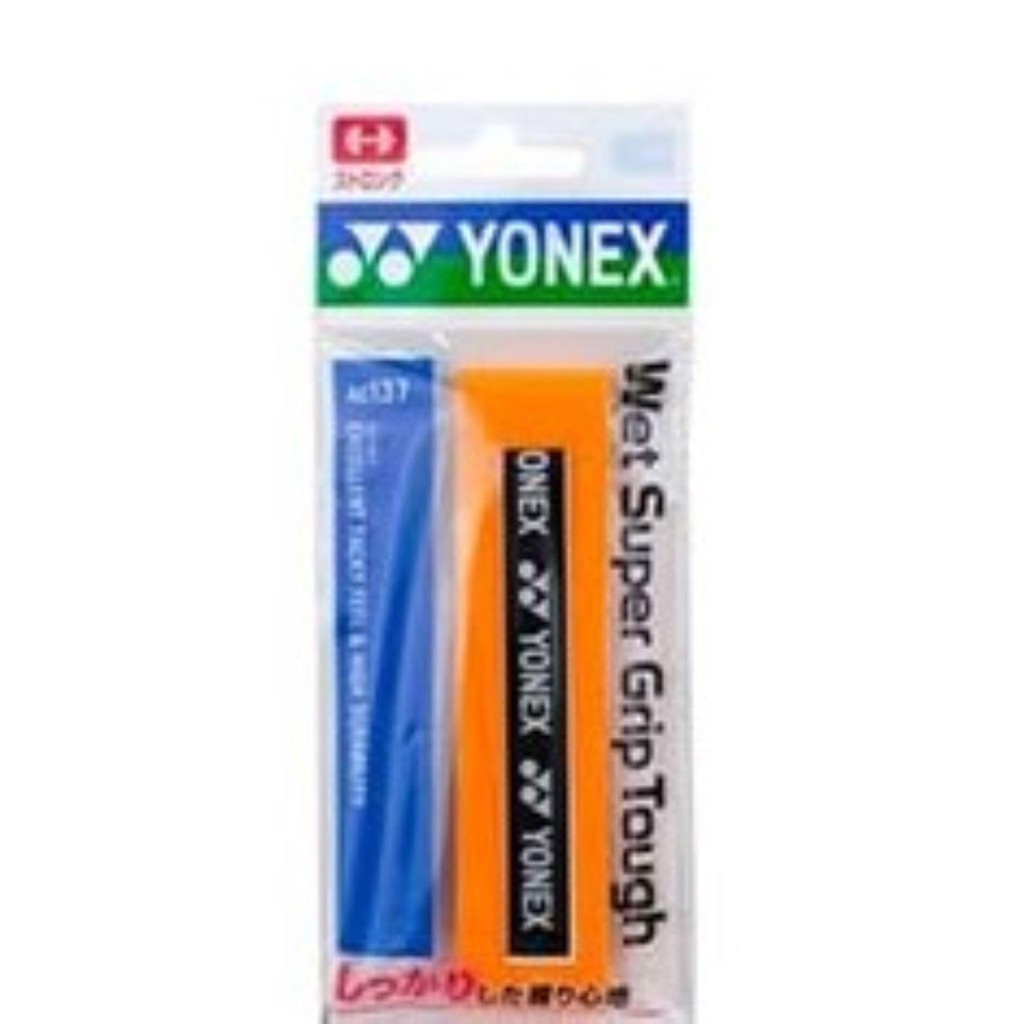 No Brand Yonex YONEX YONEX ac1371 tennis badminton grip tape wet super grip tough bright orange ...