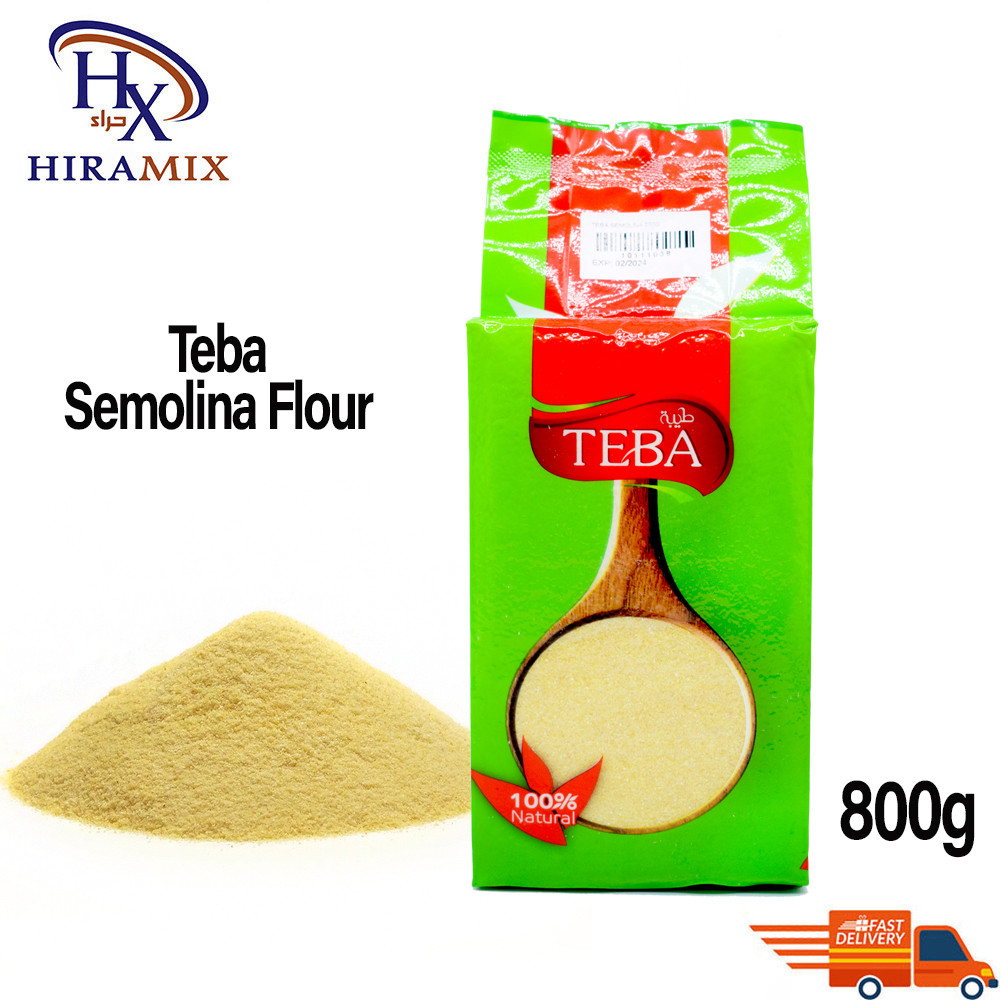 Teba Sameed Semolina Flour Soft Tepung Suji Rava - loose 800g | Shopee ...
