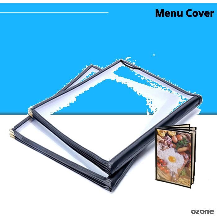 A4 Restaurant Transparent Menu Cover Sleeve Pocket Sheet | Shopee ...
