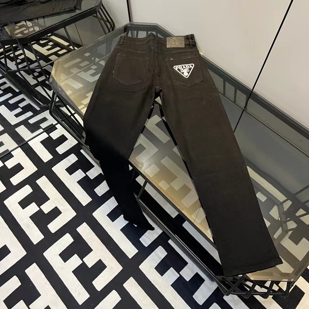 P 2024 New Style Back Pocket Embroidered Letter Puda Triangle Logo ...