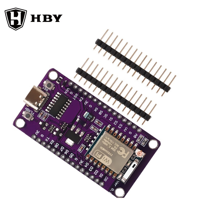 Pcbfun Nodemcu Lua Esp8266 Serial Wifi Development Board Module Ch340 Type C Interface Esp 07