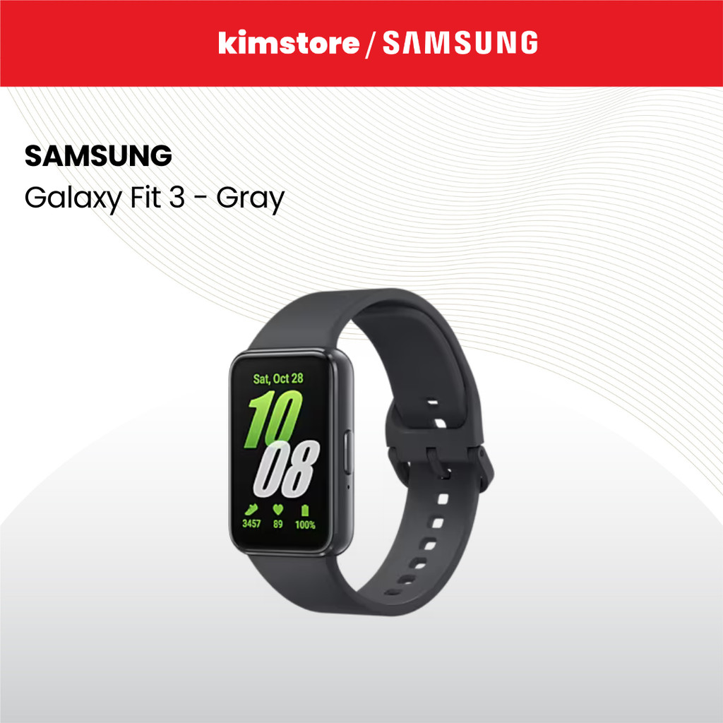 SAMSUNG Galaxy Fit 3 - Silver/Gray | Shopee Philippines