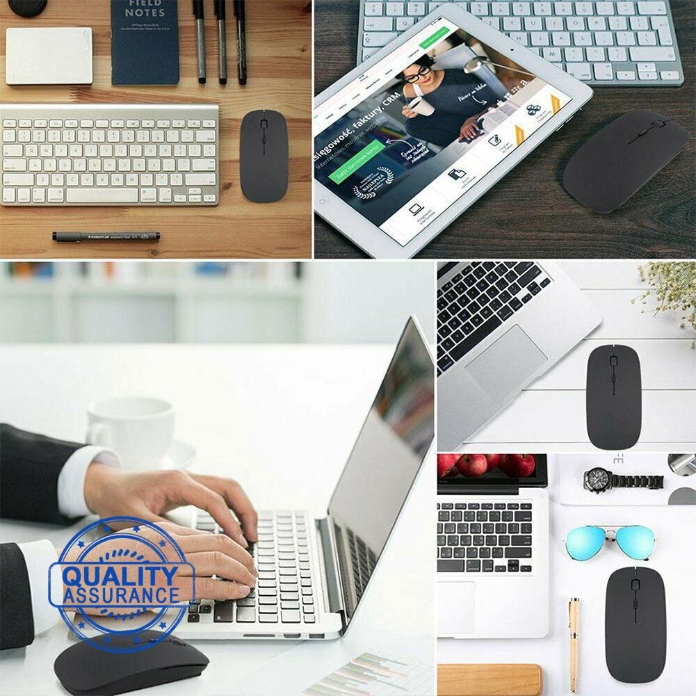 Bluetooth Wireless Optical Mouse Ultra-thin Fashion Laptop 2.4g A3d2 ...