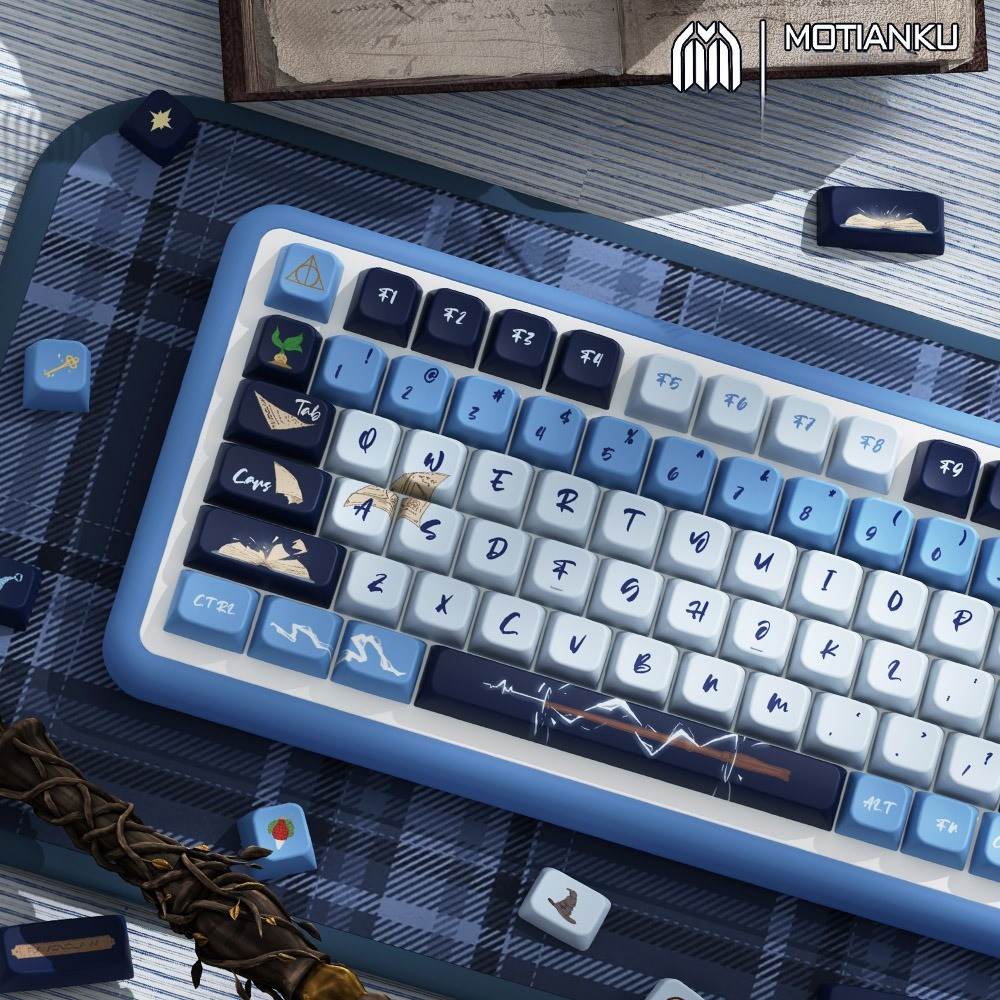 Ravenclaw Keycaps MDA Profile PBT 138/158 Keys Keycap Five-sided ...