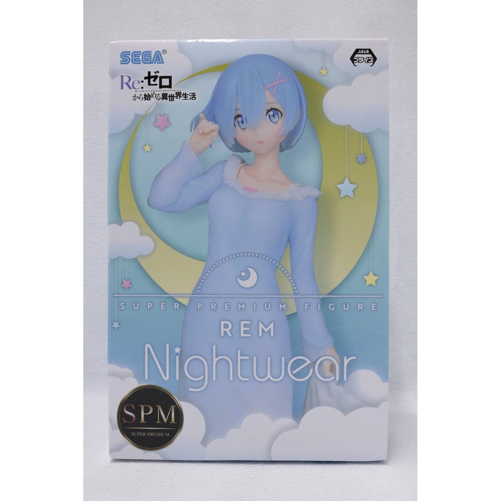 Re:Zero Figure Rem Anime Japan Sega SEGA NightWear Super Premium Figure ...