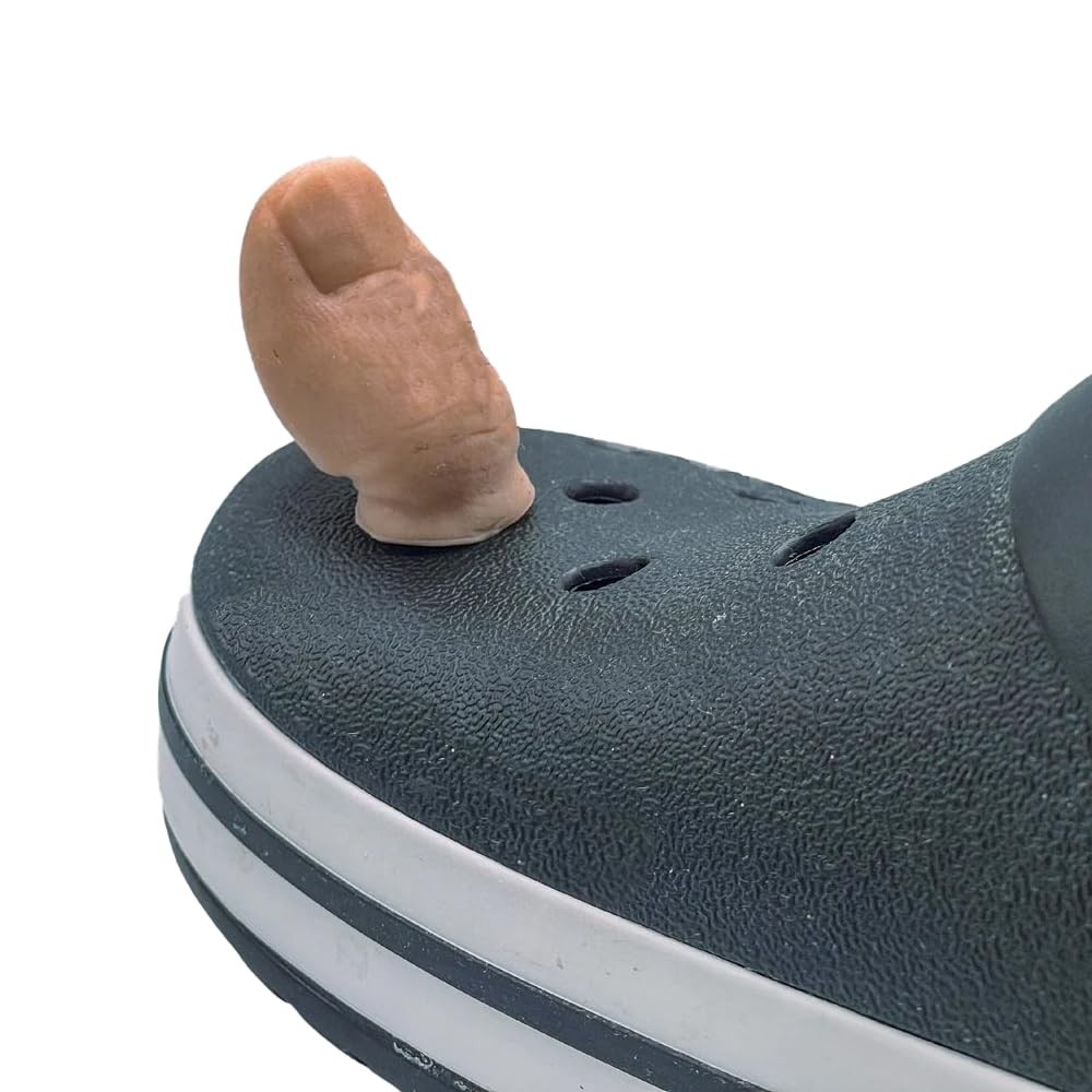 1/5 Pcs Big Toe C roc Charm 3D Creativity Toe C roc Charm DIY Shoes ...