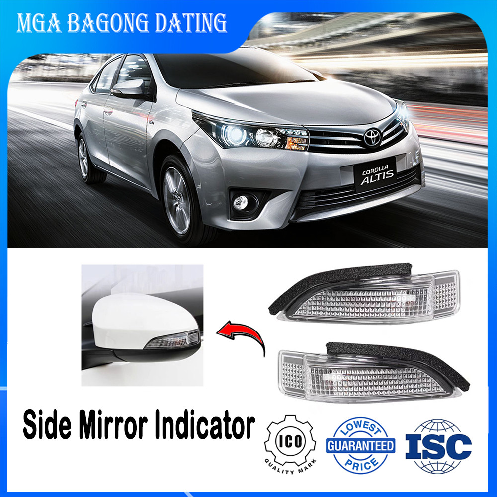 H-Q Side Mirror Indicator Turn Signal Light Lamp Fit for Toyota Corolla ...