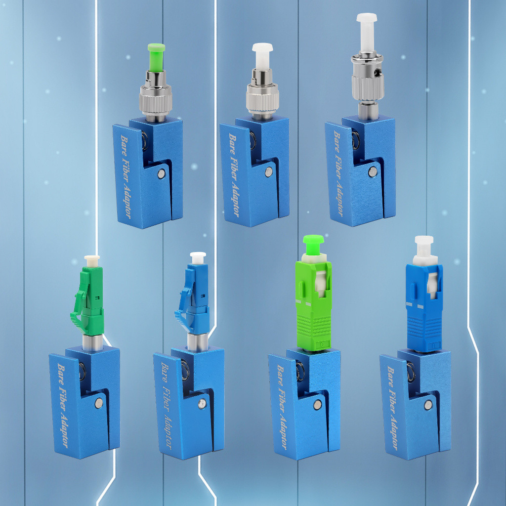 Optical Fiber Adapter SC/FC/ST/LC Square Bare Fiber Adapter for Optical ...