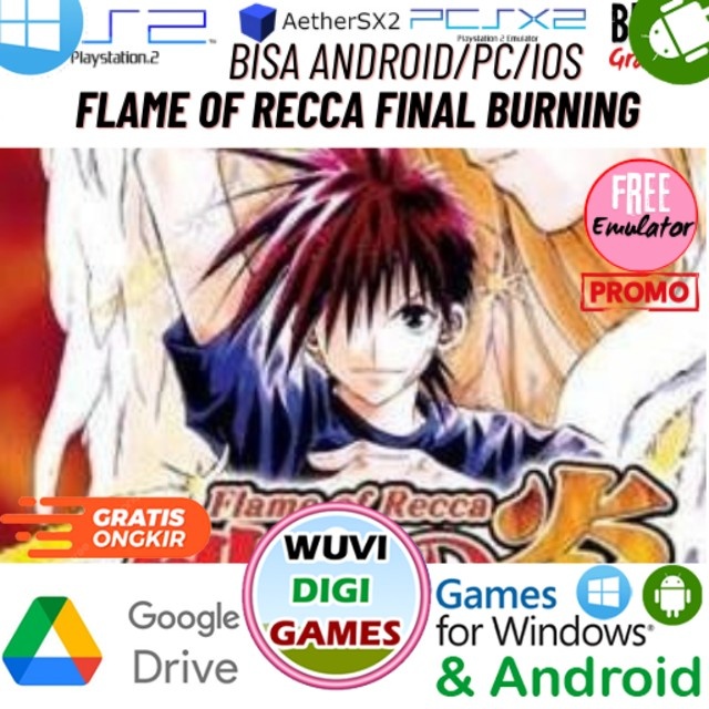 Selling PS 2 Flame of Recca Final Burning Games | Can be used on PC ...